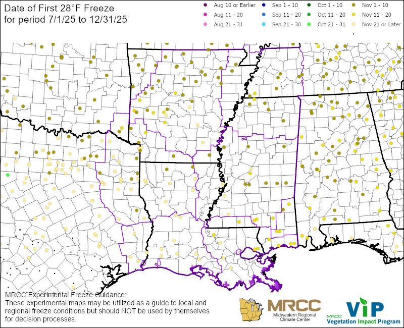 MRCC - VIP Freeze Maps - Area 140
